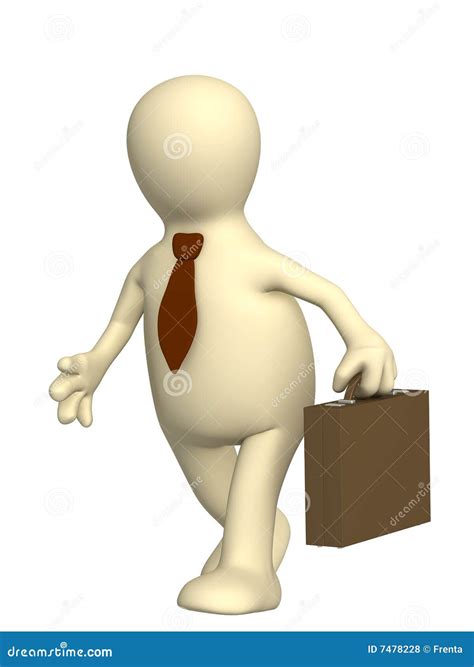 Puppet Businessman Stock Illustration Illustration Of Carry 7478228
