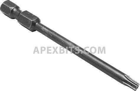 49 A TX 15 H Apex 1 4 Torx Hex Power Drive Bits Tamper Resistant