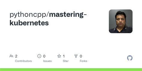 Github Pythoncppmastering Kubernetes