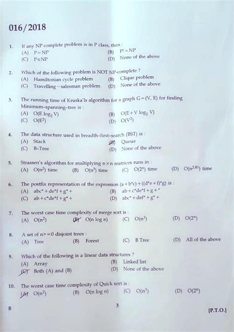 psc hsst computer science psc hsst cs qp 016 2018 part i