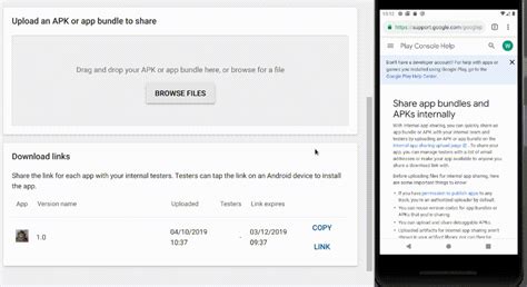 How To Enable Internal App Sharing For Android Stack Overflow