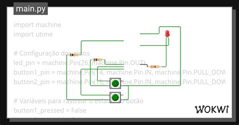 Toggle 2 Switches Wokwi ESP32 STM32 Arduino Simulator