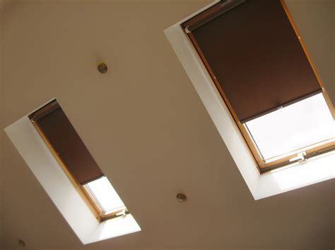 Skylight Blinds Ottawa Motorized And Energy Efficient Maple Shade