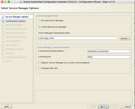 oracle goldengate microservices architecture first try
