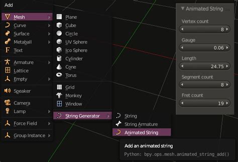 The Custom Operation For Generating Animated Strings Incorporated Into