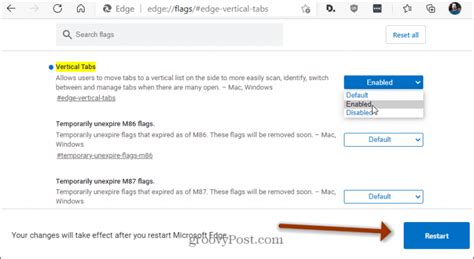 How To Enable And Use Vertical Tabs On Microsoft Edge