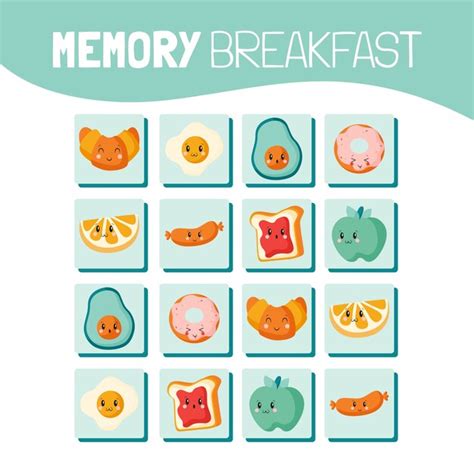 Free Vector Flat Design Memory Game Cards