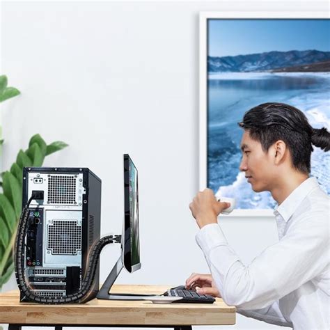 Jual Mamba Cable Management Organizer Cord Management Pembungkus Kabel Shopee Indonesia