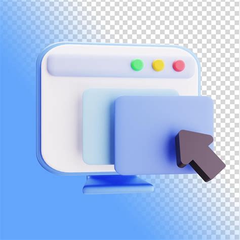 Premium Psd 3d Rendering Illustration Cursor Icon Concept Design Tools