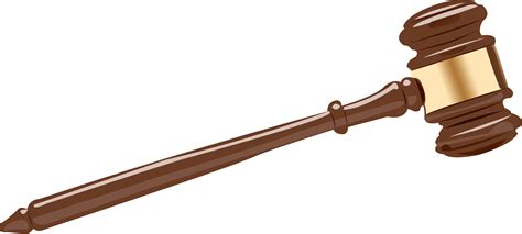 Gavel Court Hammer Legal Free Png