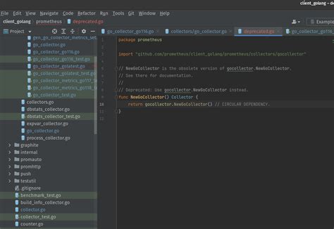 move collectors to different package v2 · issue 1030 · prometheus