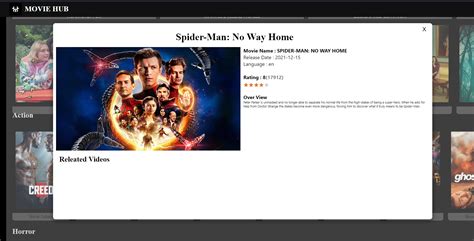 github shijin65 movie hub creating movie details showing site using
