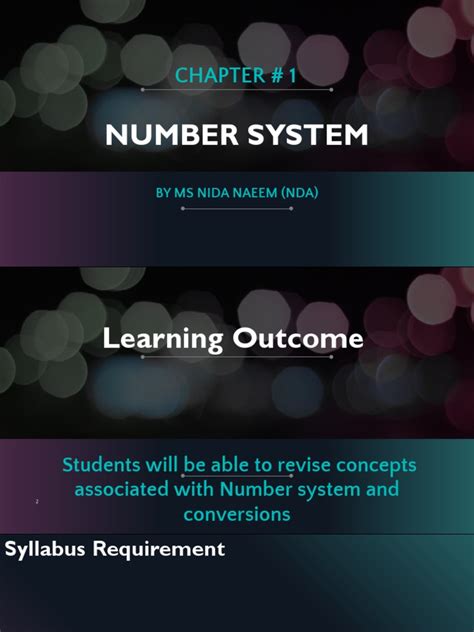 1 Number System Pdf Computer Data Storage Mathematical Notation