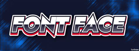 Font Face Text Effect And Logo Design Font