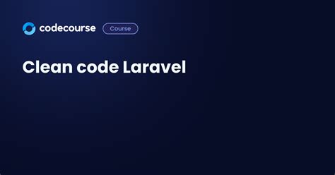 Clean Code Laravel