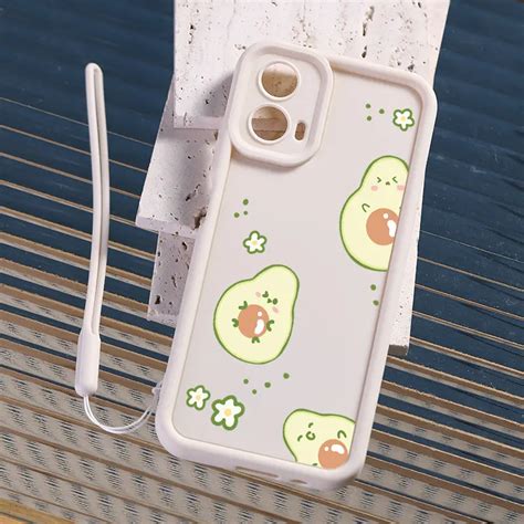 Елегантен Калъф С Връзка За S23 S24 A04 Patter Anime Kiwifruit Калъфи За Телефон A05s A70 P55 5g