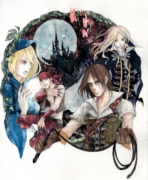 Alucard Trevor C Belmont Sypha Belnades And Grant Danasty