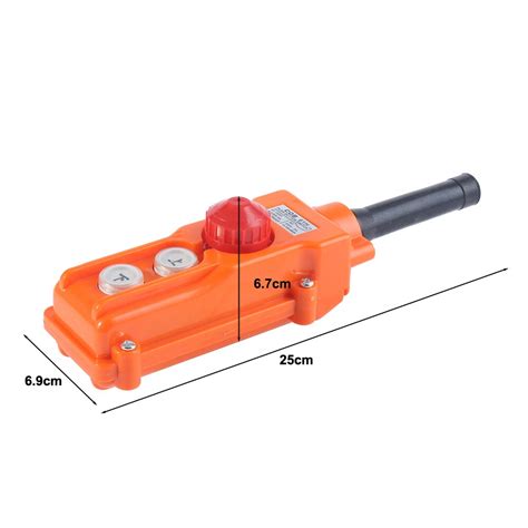 Cob Rainproof Up Down Pushbutton Crane Hoist Switc Vicedeal