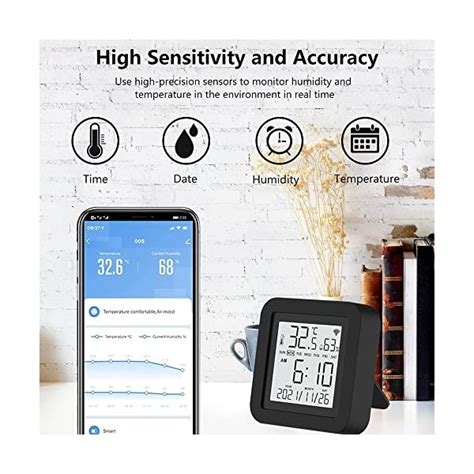 Emylo Smart Wifi Ir Télécommande Wifi Capteur De Température Et Dhu