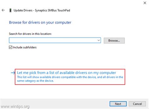 FIX TouchPad Settings Missing In Windows WinTips Org
