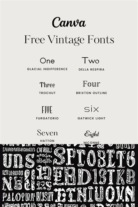 Top 5 Vintage Fonts On Canva Font Font Fonts Fonts Bubble Font Bubblefont Bub