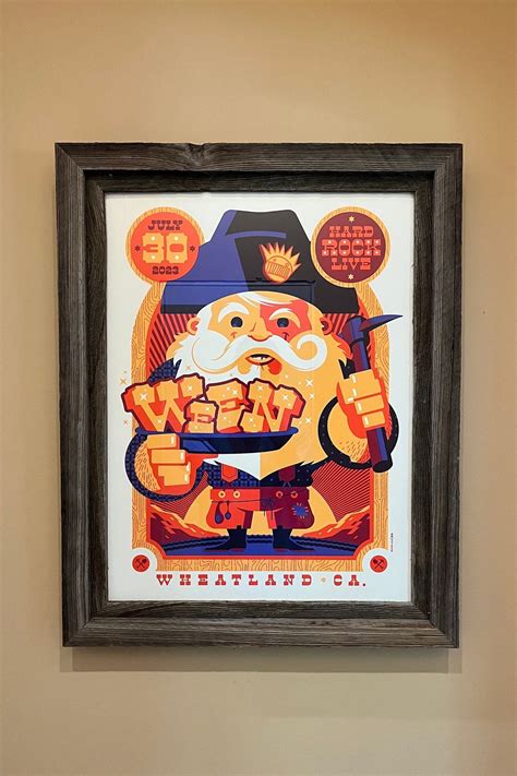 Ween Concert Poster In Custom Frame Etsy