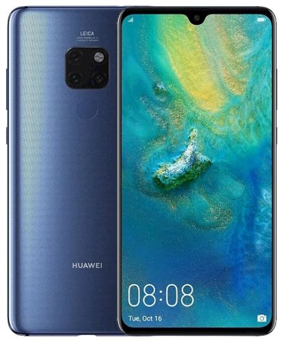 Смартфон HUAWEI Mate 20 6/128 ГБ, Dual nano SIM, полночный синий ...