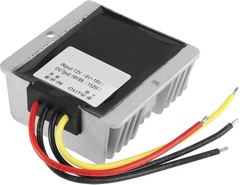 Roboway Dc 12v To 24v 1a Step Up Dc Dc Converter 24w Boost 49 Off