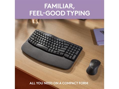 Logitech Wave Keys Mk670 Combo Wireless Ergonomic Keyboard With Signa