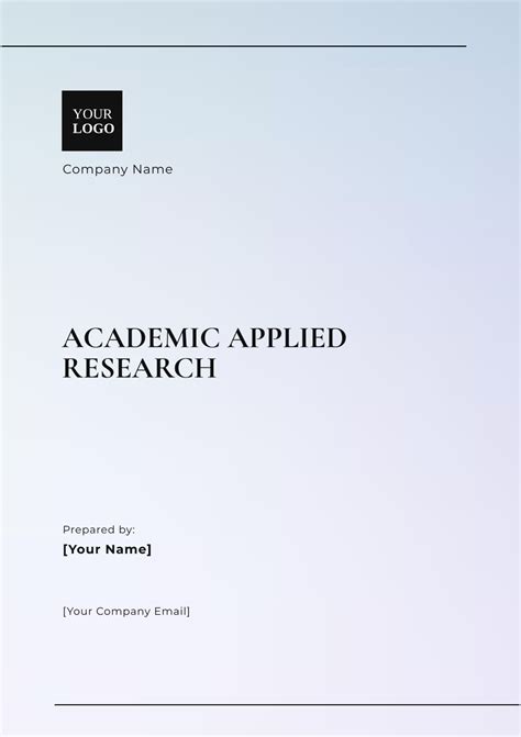 Free Academic Research Templates To Edit Online And Print