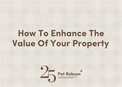 Enhance Your Property Value Free Property Valuation