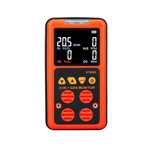 4 In 1 Multi Gas Detector Gas Monitor Oxygen O2 Hydrogen Sulfide H2s Carbon Monoxide Co