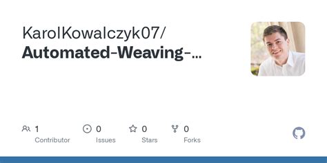 github karolkowalczyk07 automated weaving gantry userinput