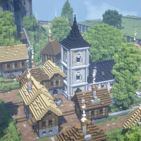 Minecraft Medieval Village House