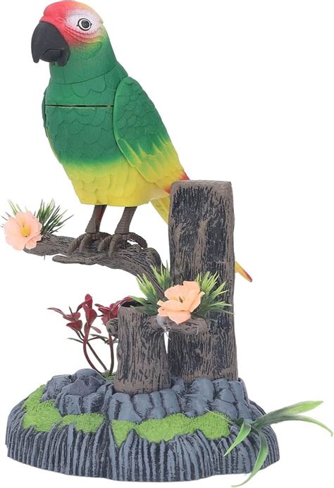 Talking Parrot Toy Repeats What You Say Electric Battery