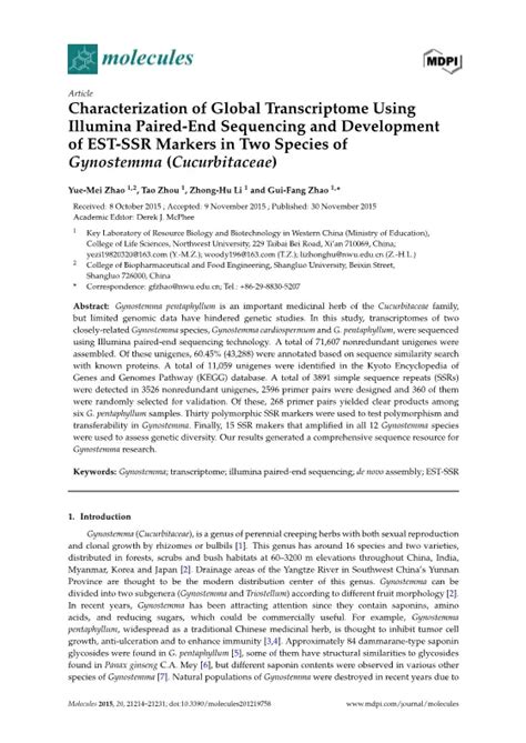 Characterization Of Global Transcriptome Using Illumina Paired End