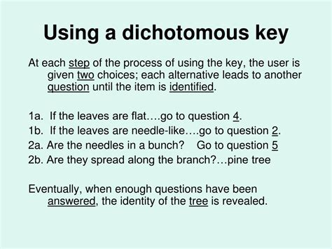 PPT Exploring Dichotomous Keys A Practical Guide PowerPoint Presentation ID 9735459