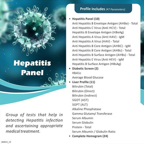 Hepatitis Panel Thyrocare Aarogyam Centrediagnostic Centre And Blood Test