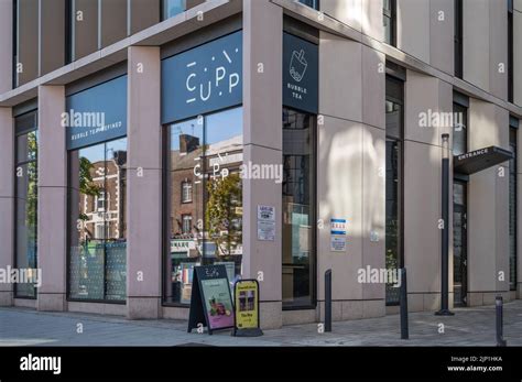 Cupp Bubble Tea Shop Selling The Tea Drink Originating From Taiwan