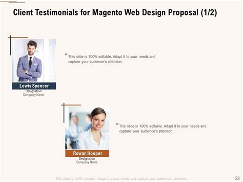 magento web design proposal powerpoint presentation slides