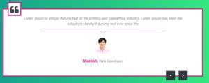 CSS Testimonial Sliders