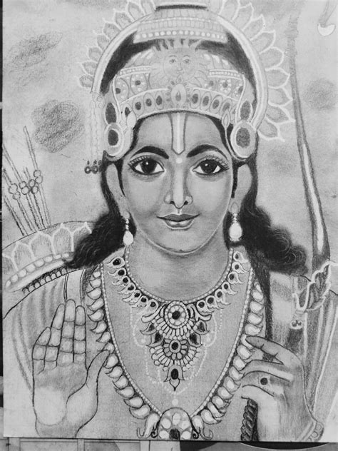Ram Pencil Drawings