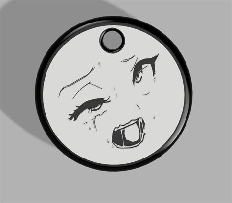 Stl File Keychain Manga Hentai Waifu Kawai・template To Download And