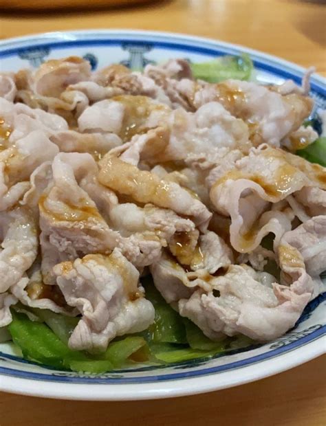 豚バラ肉とレタスのサッとゆで Loghouse Kitchen Again