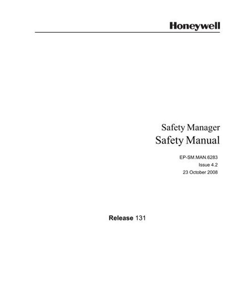 Safety Manager Safety Manual Tuv Fs Com