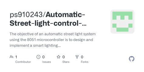 Github Ps910243automatic Street Light Control Using 8051 Micro