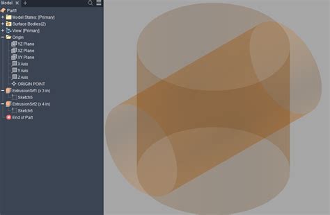 solved surfacesurfaceintersection with two cylinders returns null