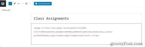 How To Embed A Google Sheet In A Website
