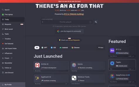 Theres An Ai For That Taaft Taaft Is The 1 Ai Aggregator Offering