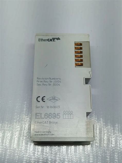 BECKHOFF EL ETHERCAT TERMINAL At Piece Beckhoff PLC In